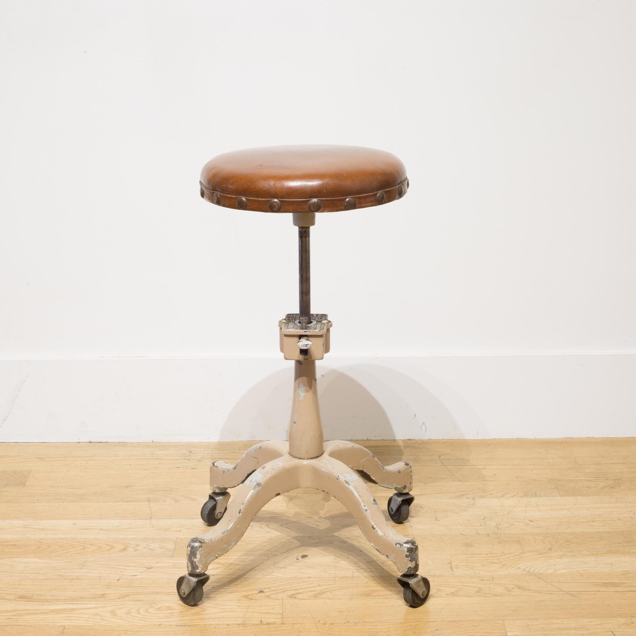 Adjustable Hydraulic Optometrist Stool, circa 1930-1950 For Sale at ...