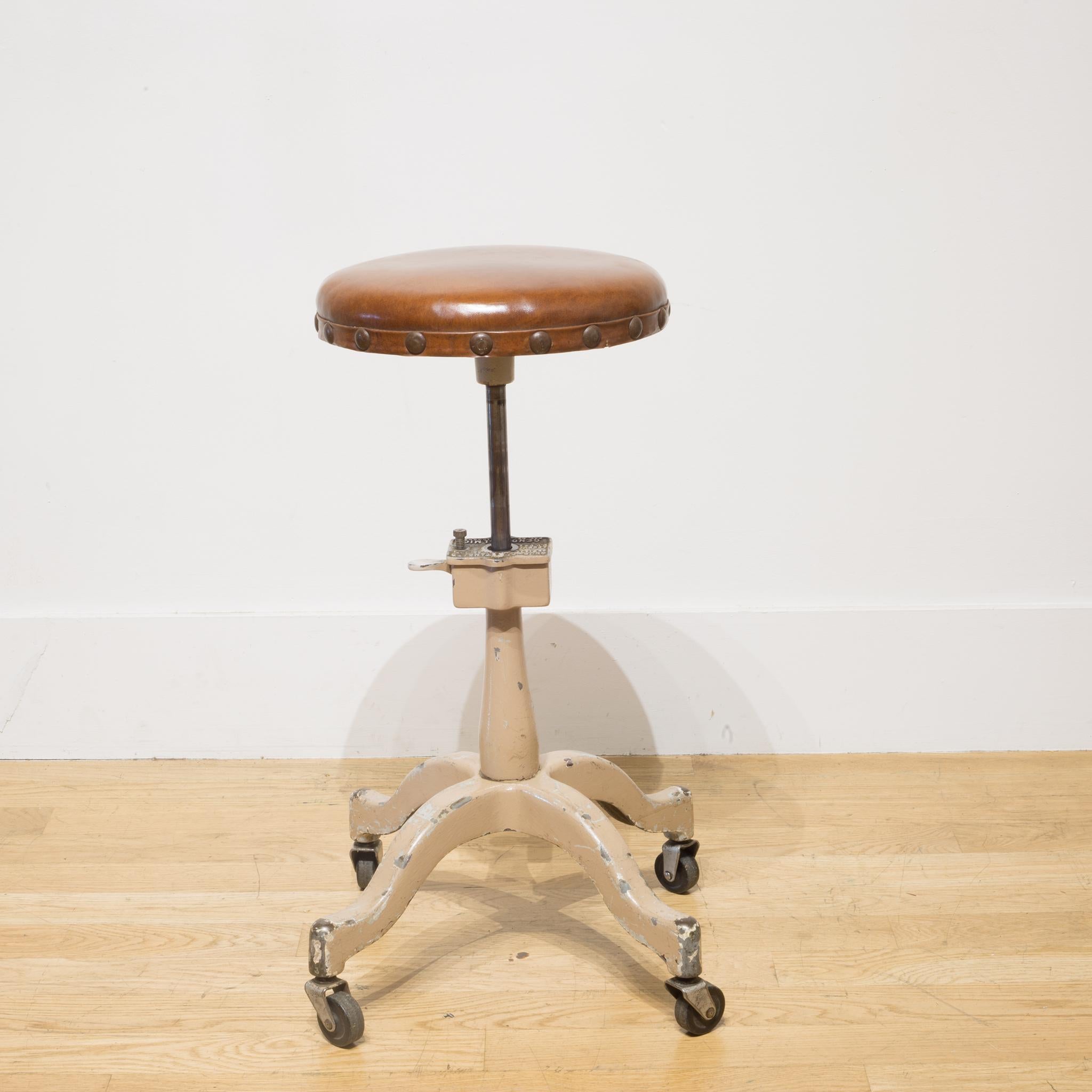 Adjustable Hydraulic Optometrist Stool, circa 1930-1950 For Sale at ...