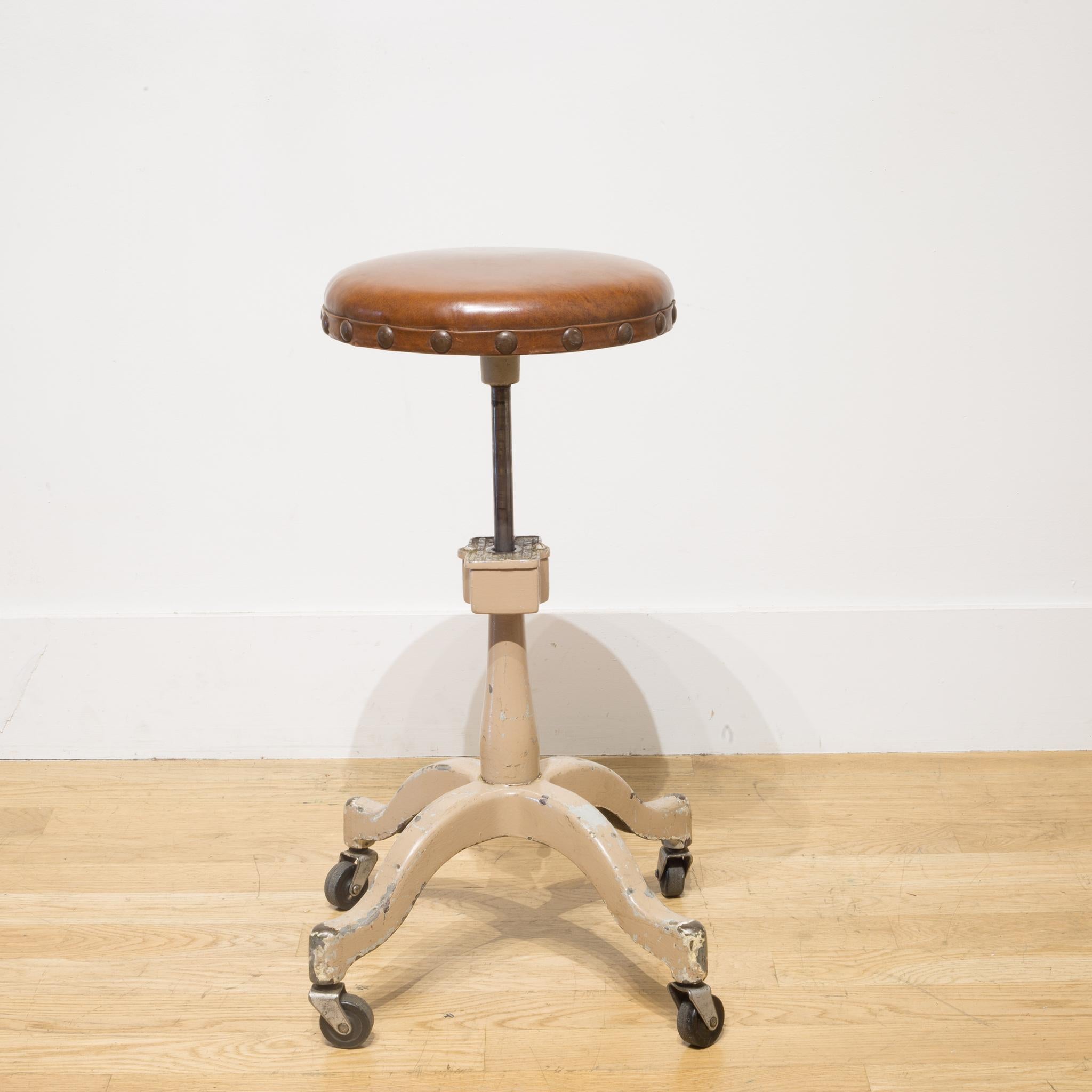 Adjustable Hydraulic Optometrist Stool, circa 1930-1950 For Sale at ...