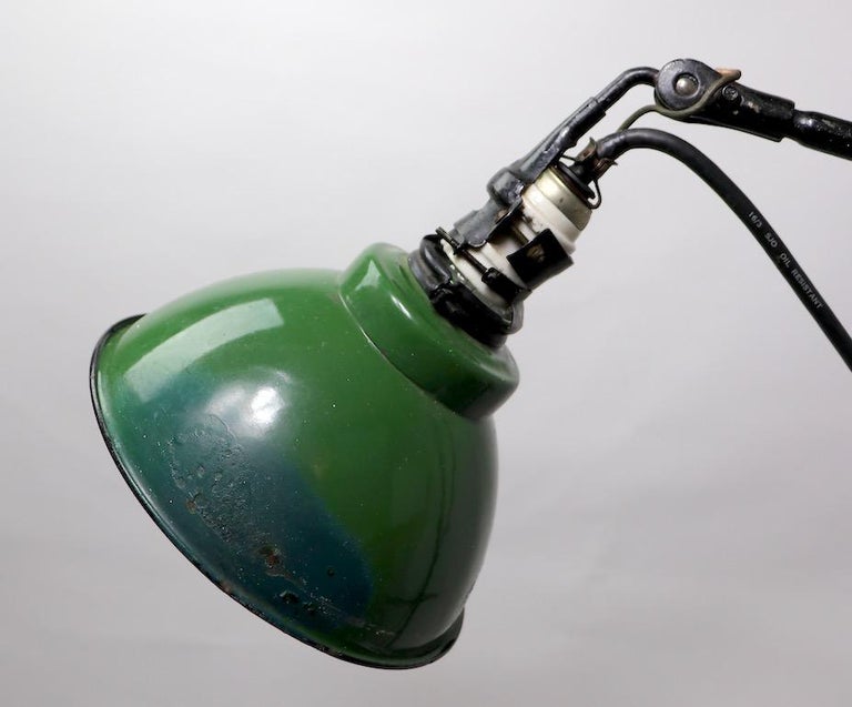 Adjustable Industrial Floor Lamp at 1stDibs