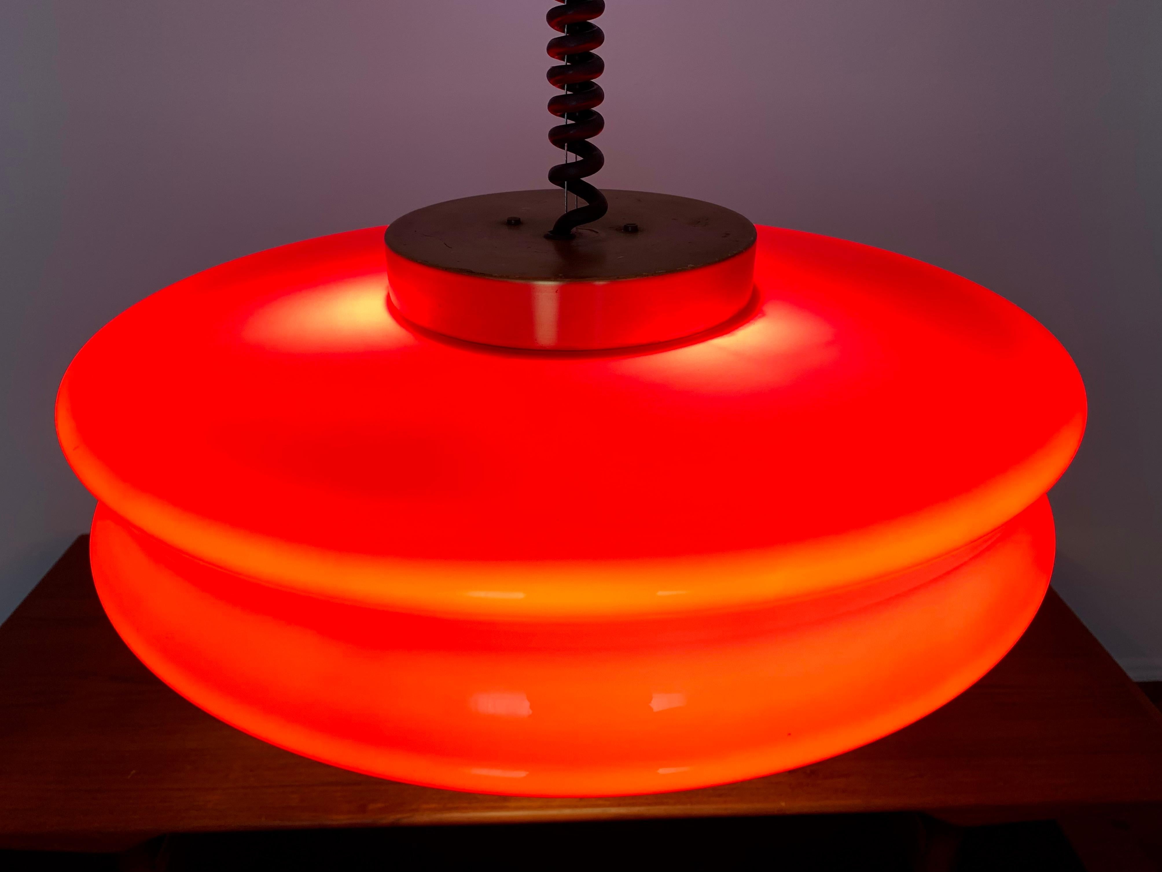 Adjustable Orion Glass Pendant Lamp from Staff at 1stDibs