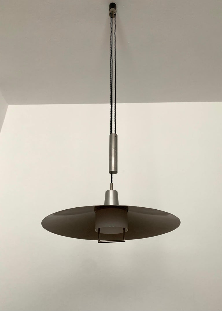 Adjustable Pendant Lamp with Counterweight For Sale at 1stDibs