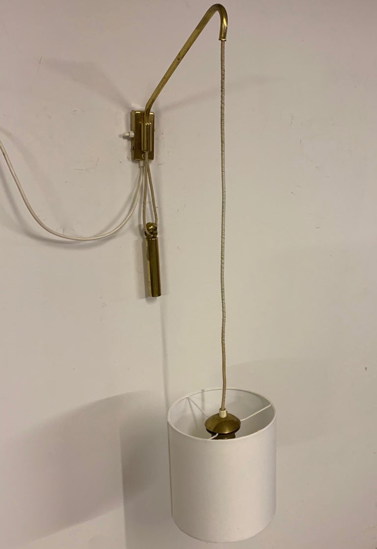 Adjustable Wall Light with Counterweight For Sale at 1stDibs