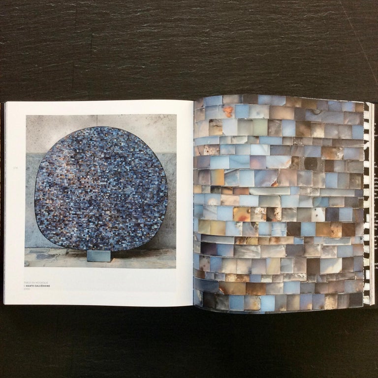 Ado Chale Signed Freeform Mosaic of Chalcedony Agate Coffee Table at ...