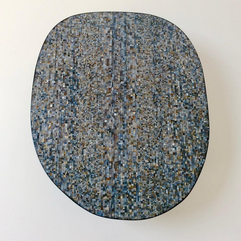 Ado Chale Signed Freeform Mosaic of Chalcedony Agate Coffee Table at ...