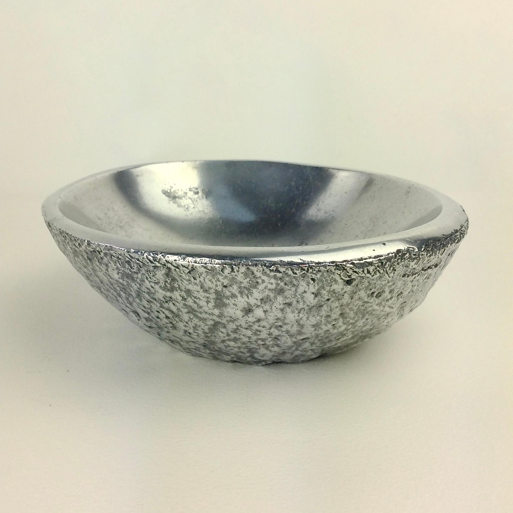 Ado Chale Signed Sculptural Cast Aluminum Vide-Poche, circa 1970 ...