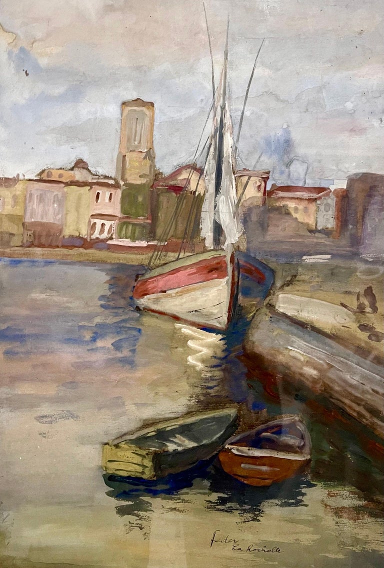 Adolf Feder - Adolf Feder Jewish Ecole De Paris Watercolor Pastel ...