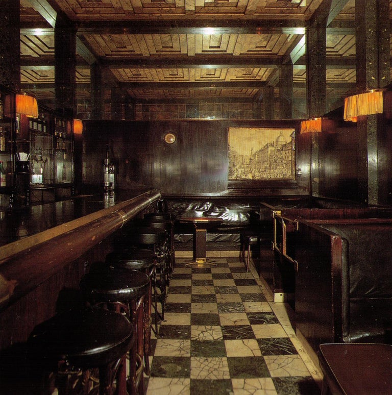 Adolf Loos „"American Bar Vienna"" Tisch Re Edition, Loos Bar im ...
