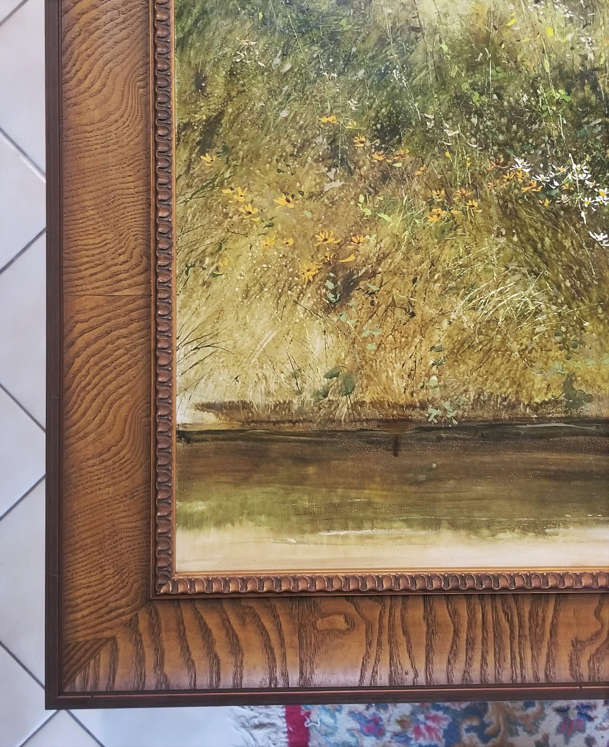 Adolf Sehring - Forgotten Fence /// Realism Landscape Country Farm ...