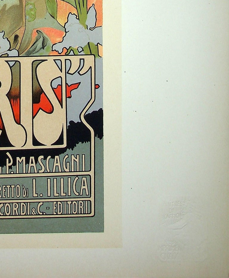 Adolfo Hohenstein - Iris, Comic Opera - Original Lithograph (Les ...