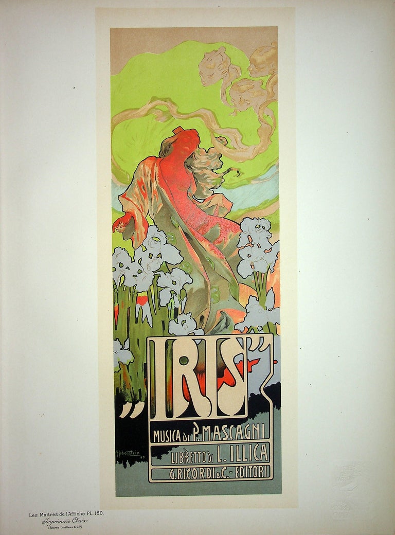 Adolfo Hohenstein - Iris, Comic Opera - Original Lithograph (Les ...