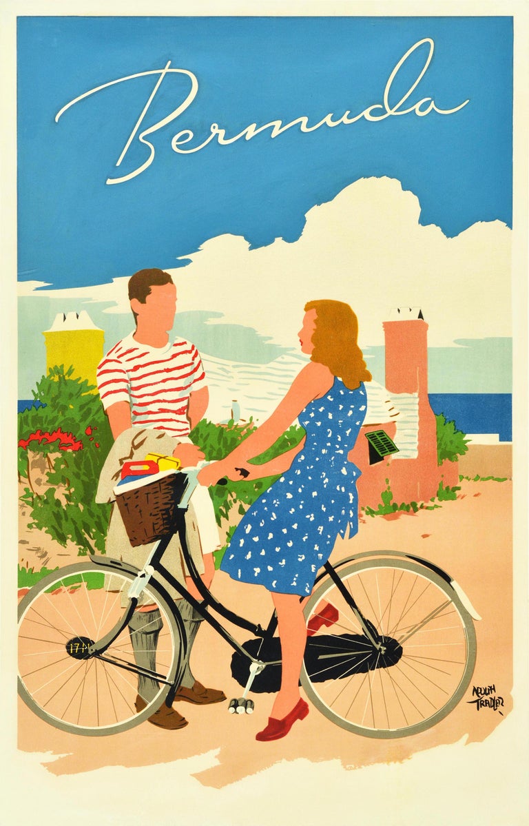 Adolph Treidler - Original Vintage Travel Poster Bermuda Adolph ...
