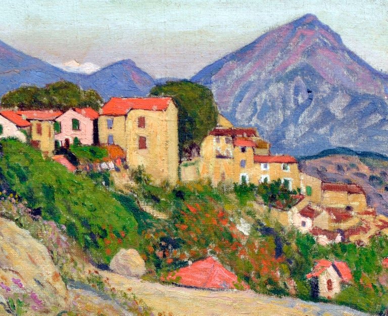 Adolphe Berson - Old Village in France by Adolphe Berson at 1stDibs