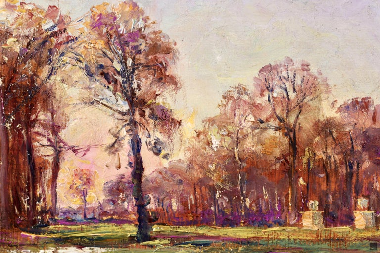 Adolphe Louis Gaussen - Coucher de Soleil - Post Impressionist River ...