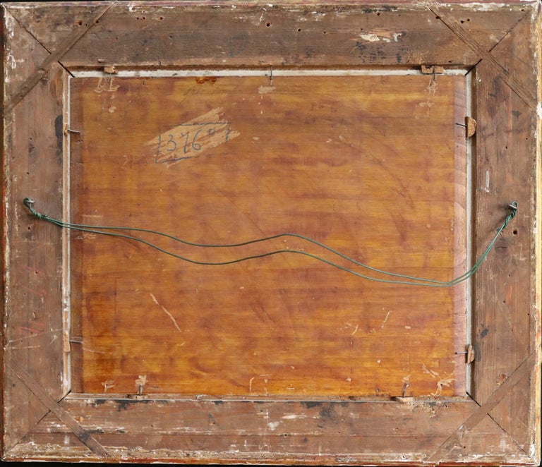 Adolphe Louis Gaussen - On The Coast - Saint Maxime - 19th Century Oil ...