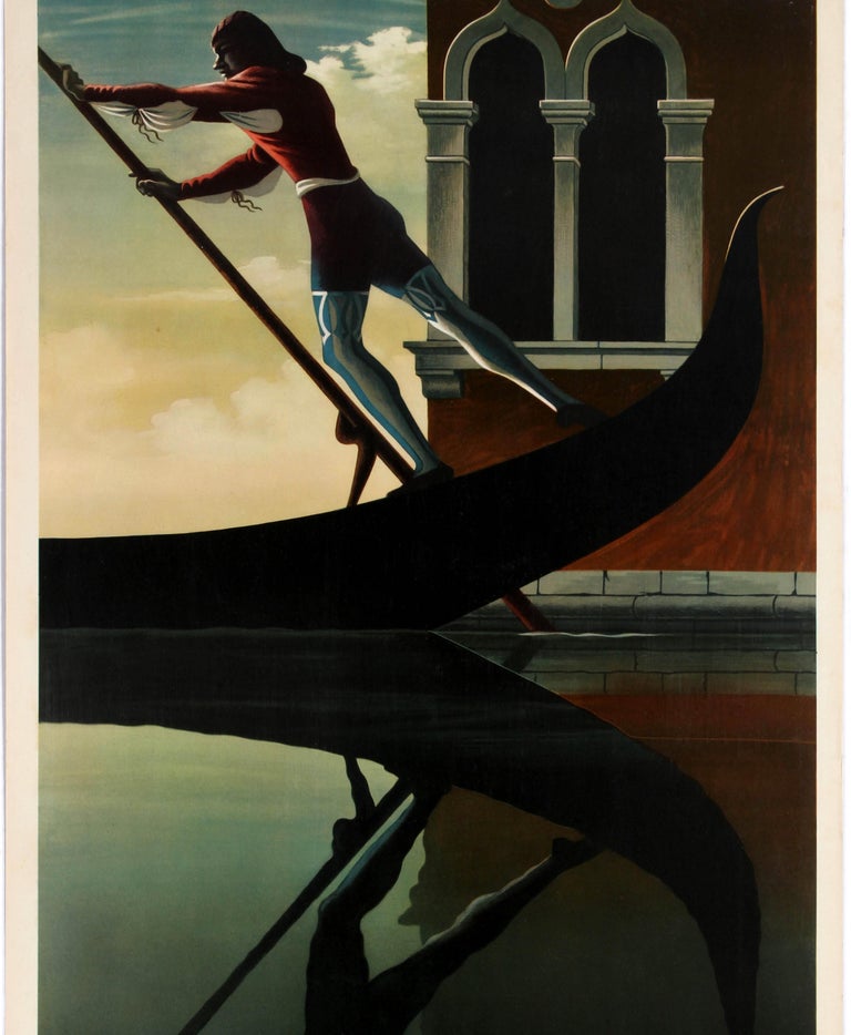 Adolphe Mouron Cassandre - Original Vintage Iconic ENIT Travel Poster ...