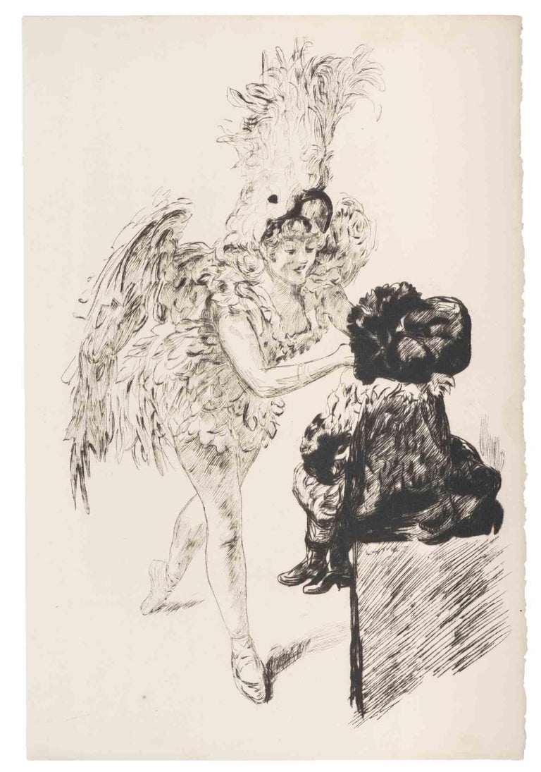 Adolphe Willette - The Ballerina - Original Lithograph by Adolphe ...