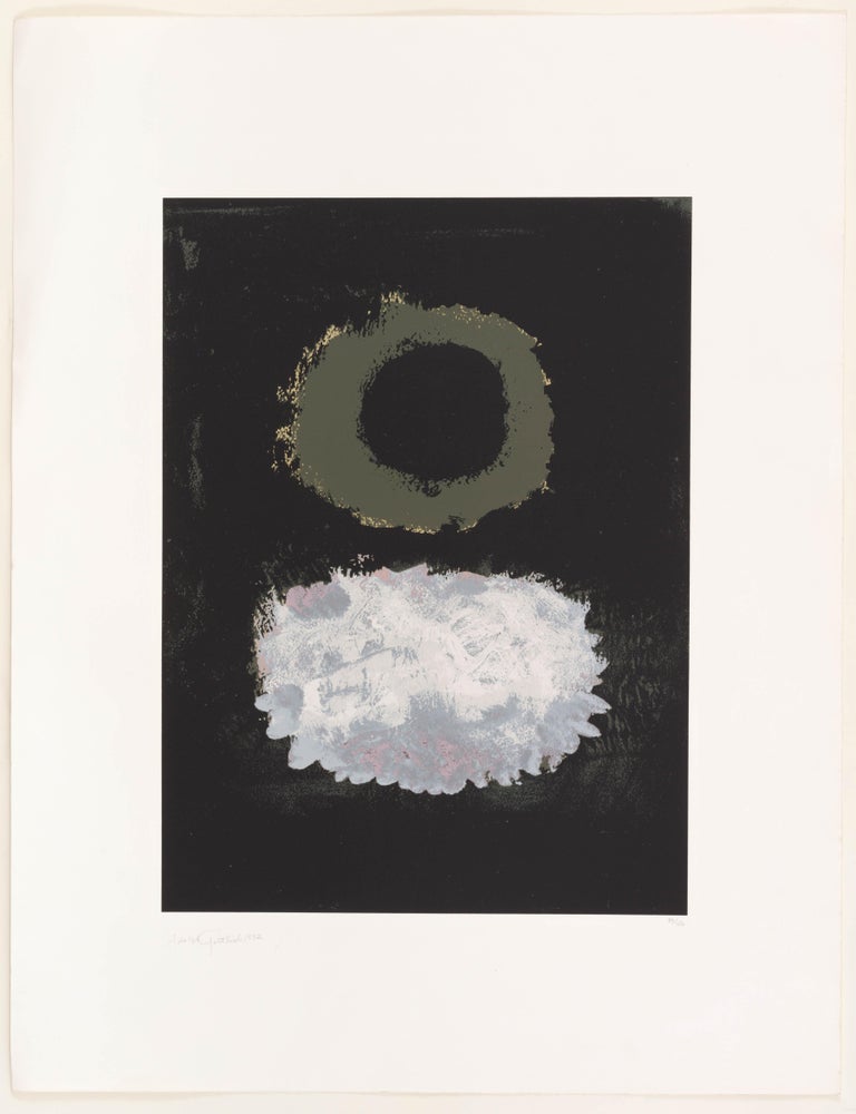 Adolph Gottlieb - Black Field For Sale at 1stDibs