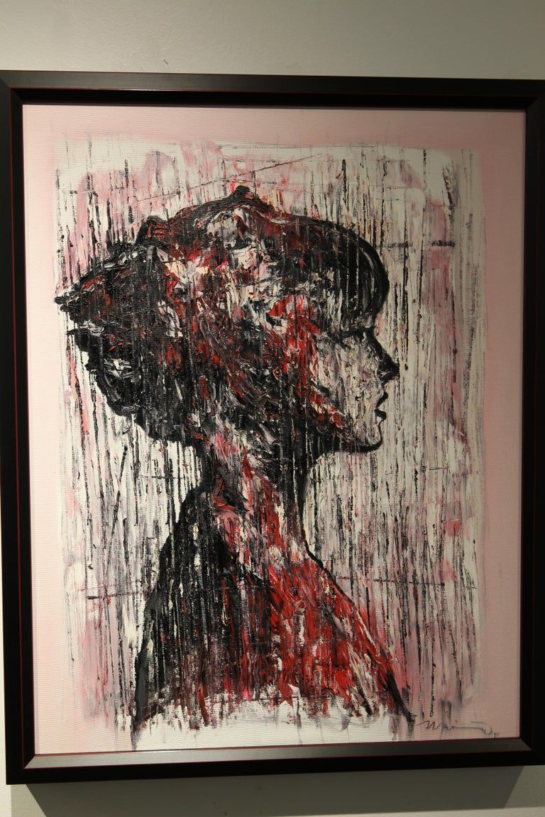 Adonis Muiño - Isabel, oil and mixed media, Emerging Cuban Artist ...