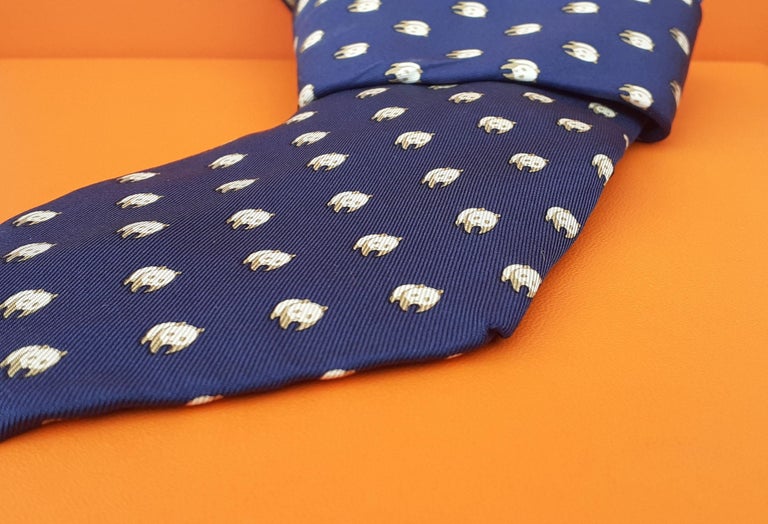 Adorable Hermès for WWF Tie Panda Pattern For Sale at 1stDibs