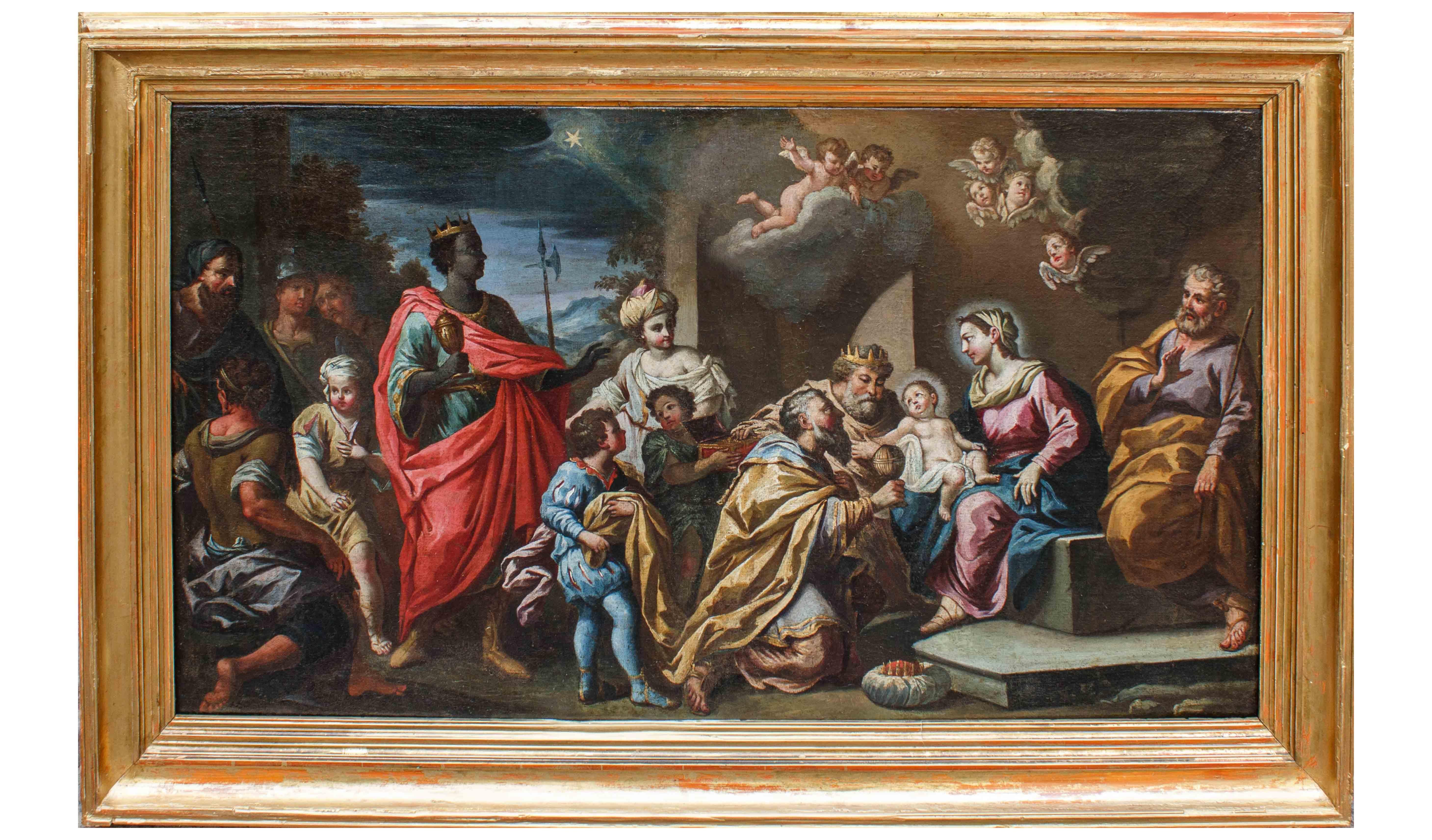 Adoration of the Magi - Nativity painting by Michelangelo Ricciolini ...