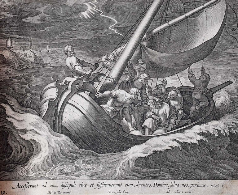 Adriaen Collaert - Adrian Collaert Martin de Vos 17th Century engraving ...