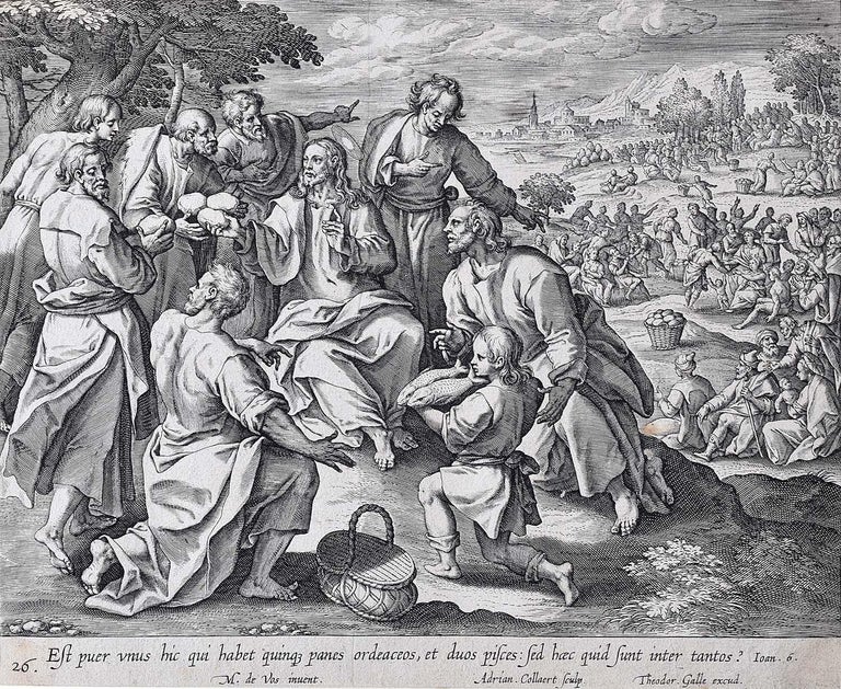 Adriaen Collaert - Adrian Collaert Martin de Vos 17th Century engraving ...