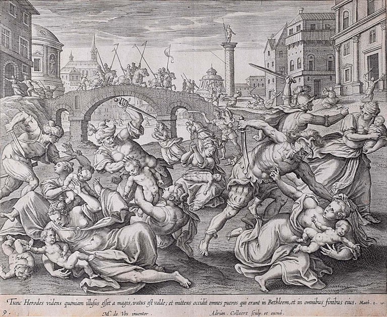Adriaen Collaert - Adrian Collaert Martin de Vos 17th Century Engraving ...