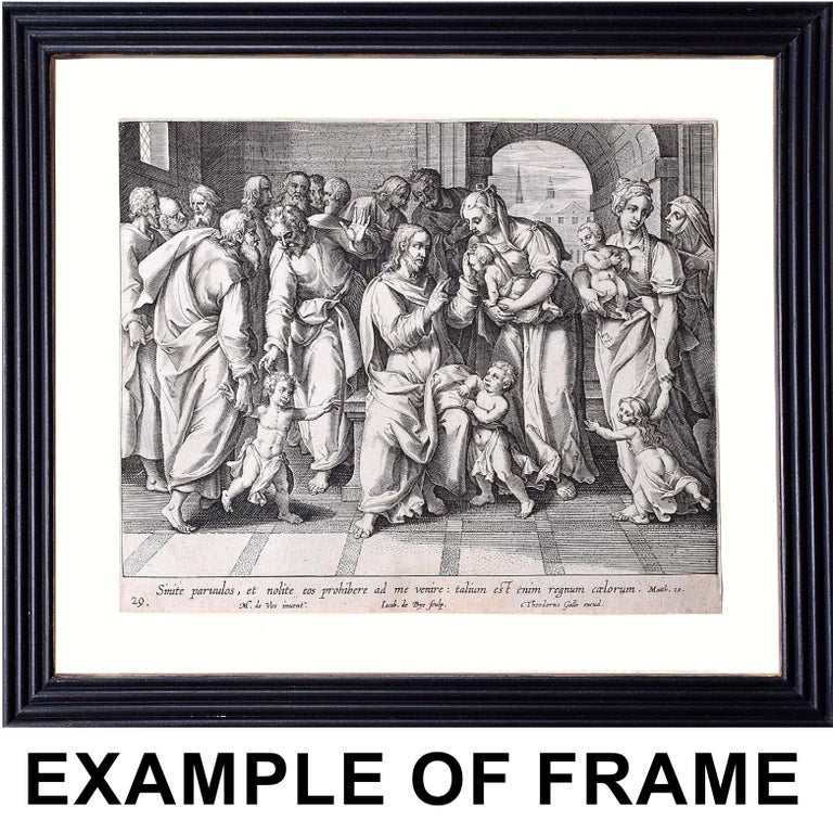 Adriaen Collaert - Adrian Collaert Martin de Vos gravure du XVIIe ...