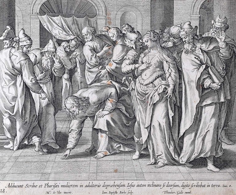 Adriaen Collaert - Adrian Collaert Martin de Vos 17th Century engraving ...