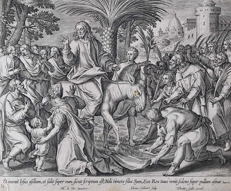Adriaen Collaert - Adrian Collaert Martin de Vos 17th Century engraving ...