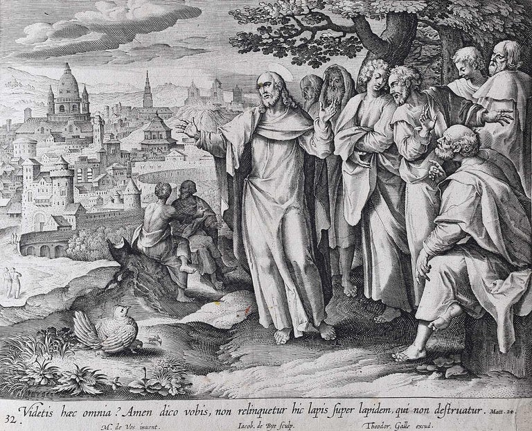 Adriaen Collaert - Theodoor Galle Martin de Vos 17th Century engraving ...