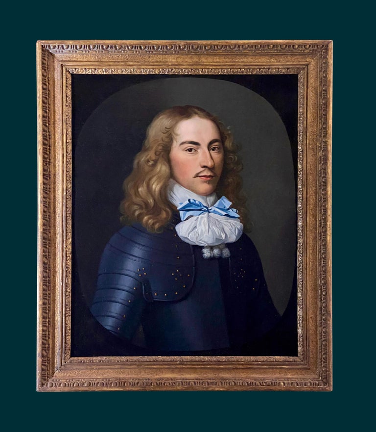 Adriaen Hanneman - 17TH CENTURY CONTINENTAL PORTRAIT OF AN OFFICER IN ...