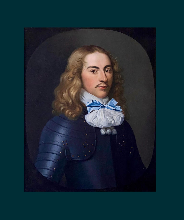 Adriaen Hanneman - 17TH CENTURY CONTINENTAL PORTRAIT OF AN OFFICER IN ...