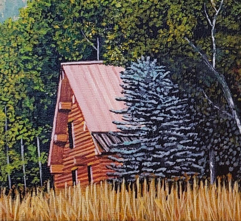 Adrian Bangerter - Mountain Rainbow, Painting, Acrylic on MDF Panel For ...