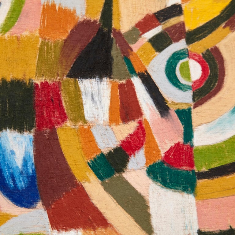 Adrian Contemporary Abstract Painting on Wood, 2017 For Sale at 1stDibs