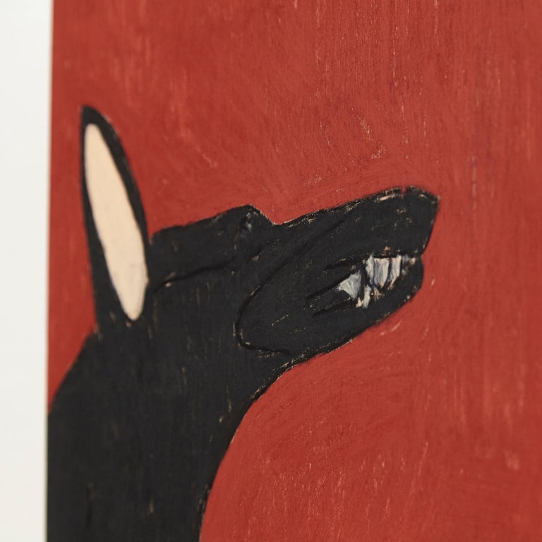 Adrian Contemporary Abstract Painting on Wood, 2019 For Sale at 1stDibs