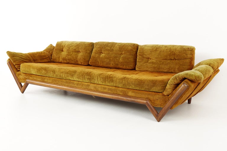 Adrian Pearsall for Craft Associates 3780 Mid Century Sofa at 1stDibs