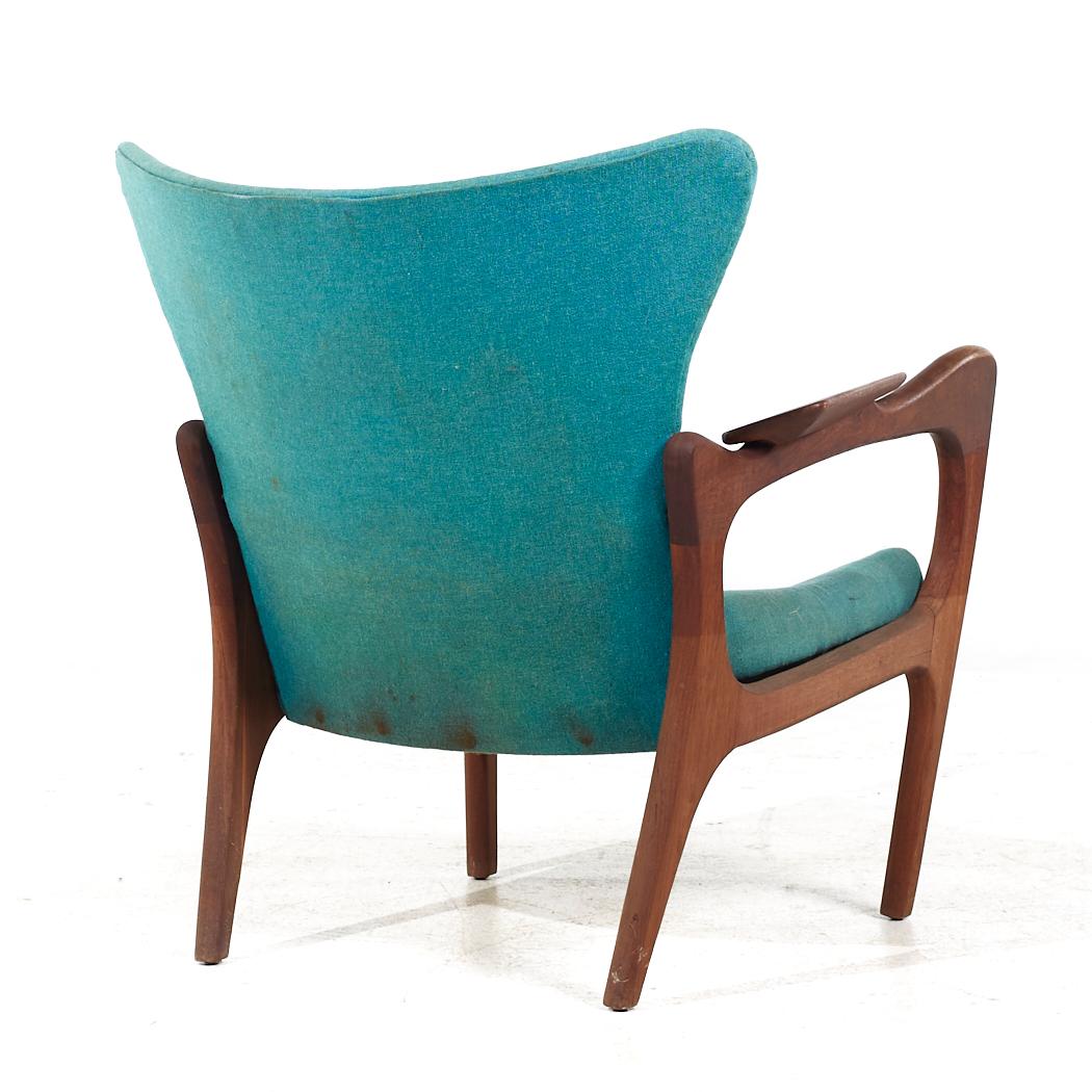 Adrian Pearsall for Craft Associates Mid Century 2291-C Walnut Lounge ...