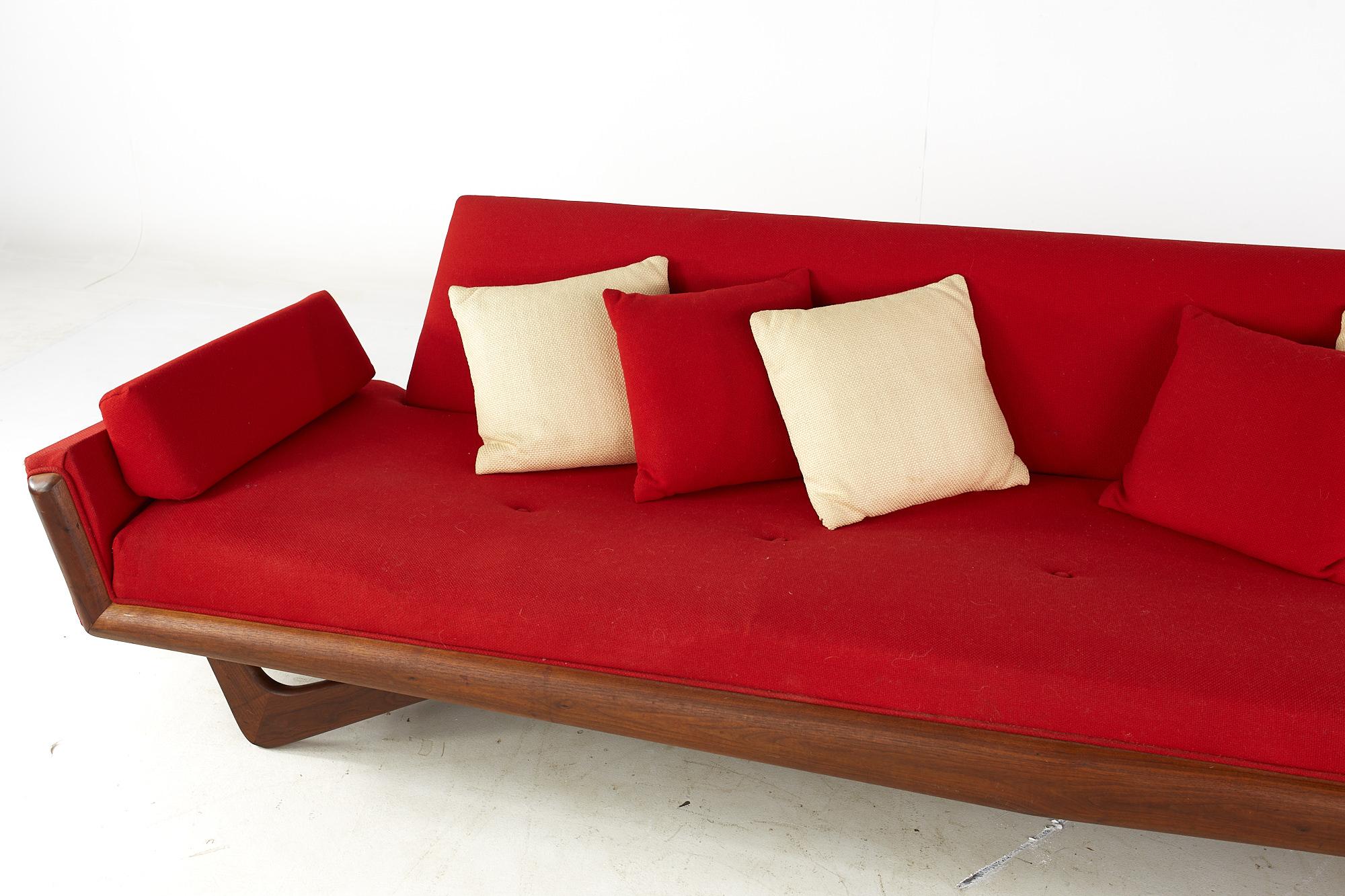 Adrian Pearsall for Craft Associates Mid Century Gondola Sofa at 1stDibs