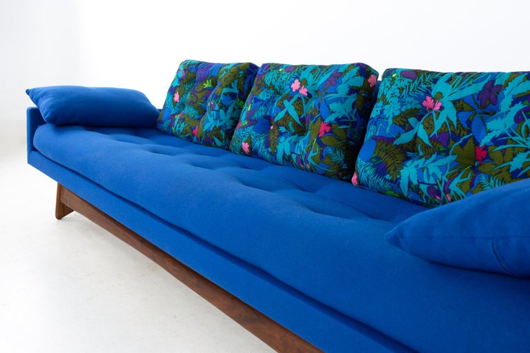 Adrian Pearsall for Craft Associates Model 2408 MCM Sleigh Leg Gondola ...