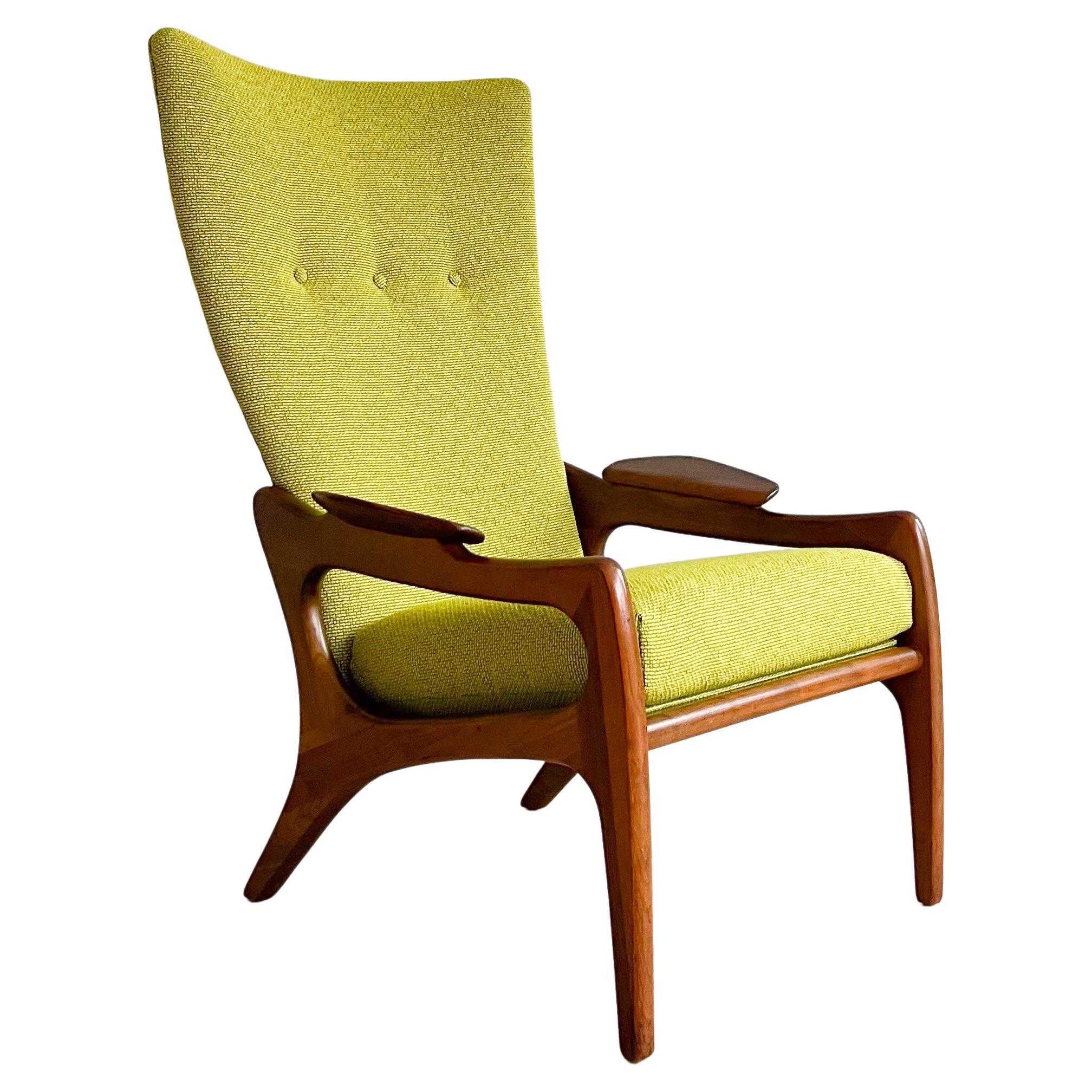 Set of Pearsall High Back Chairs at 1stDibs