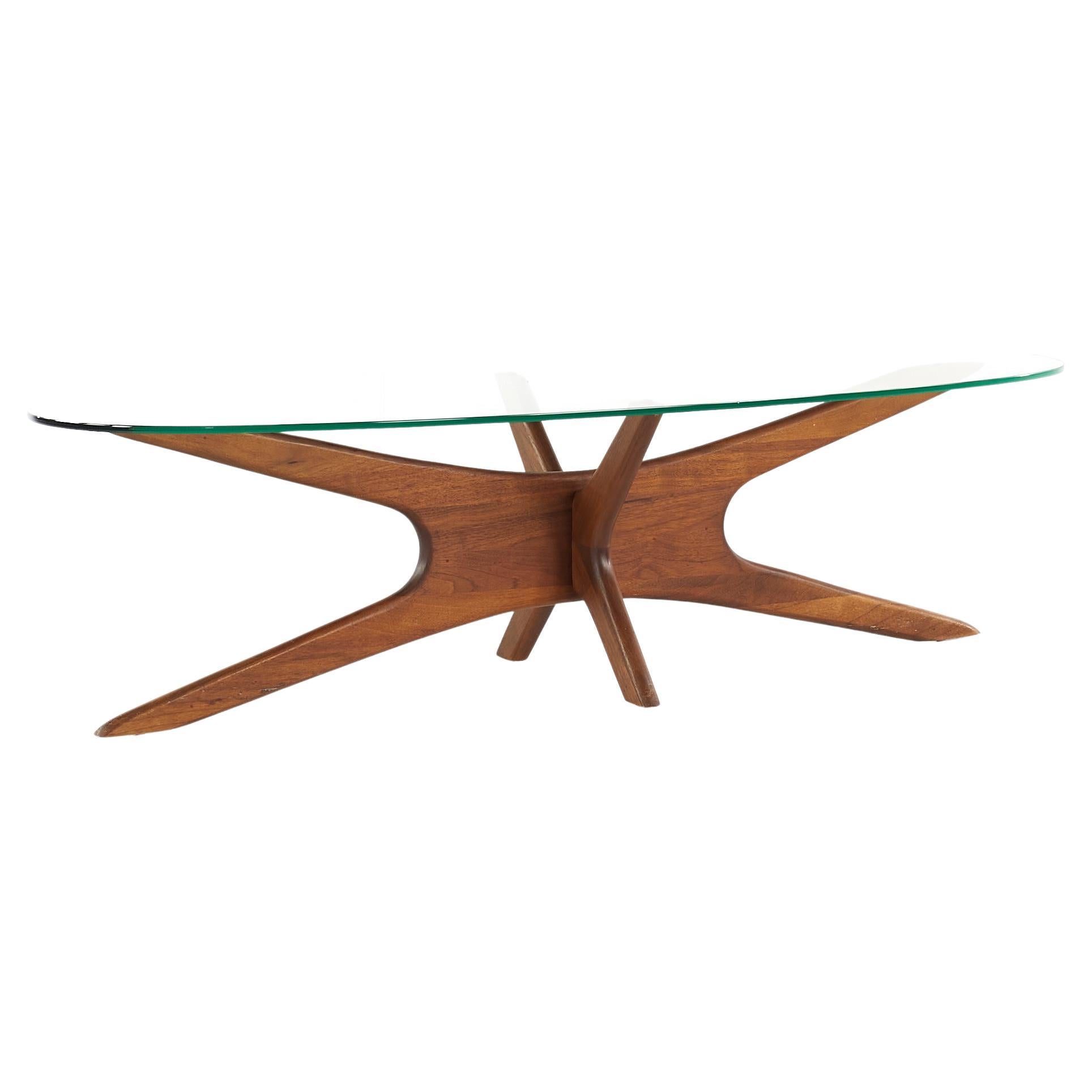 Adrian Pearsall Walnut Block Coffee Table at 1stDibs