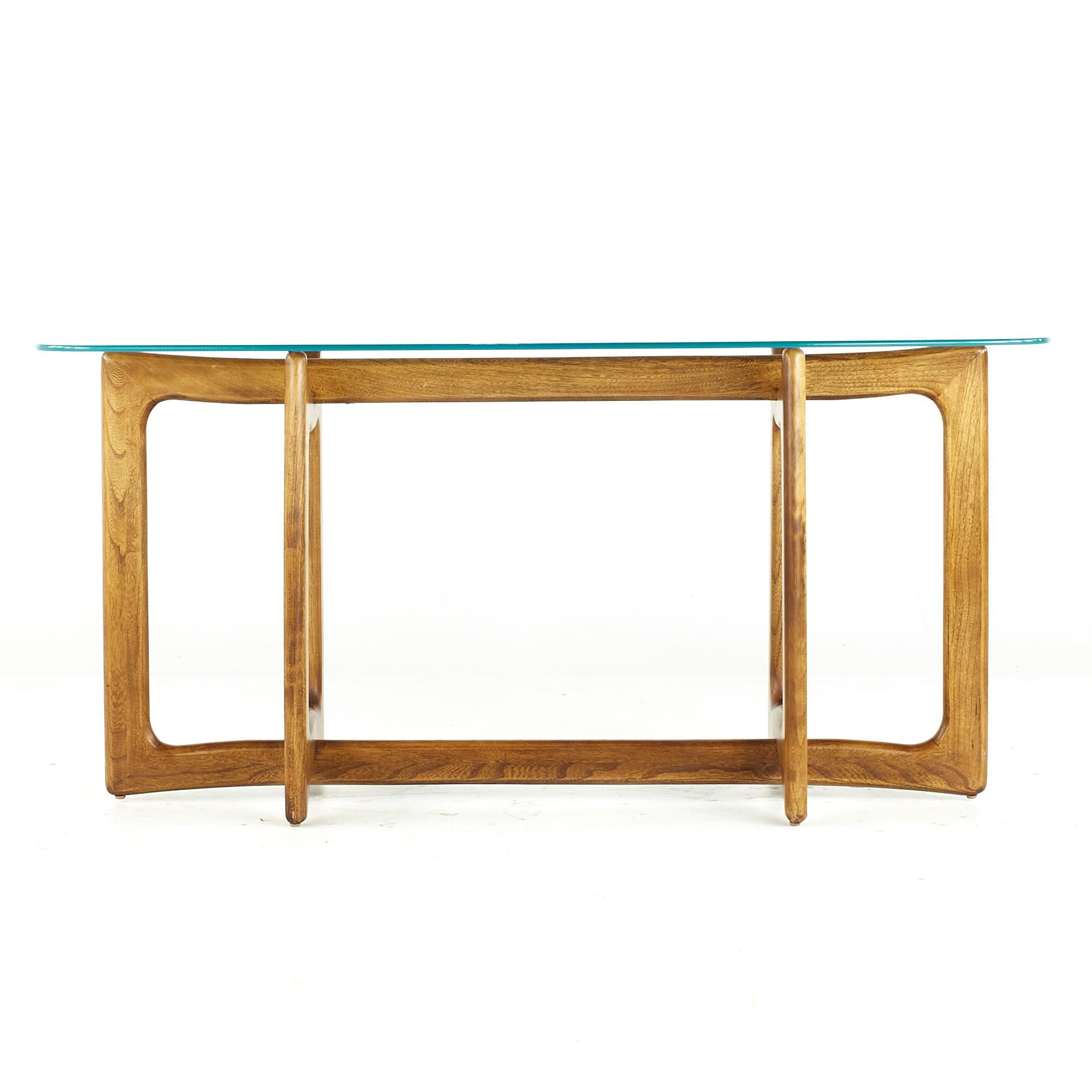 Adrian Pearsall Midcentury Walnut Console Table For Sale at 1stDibs