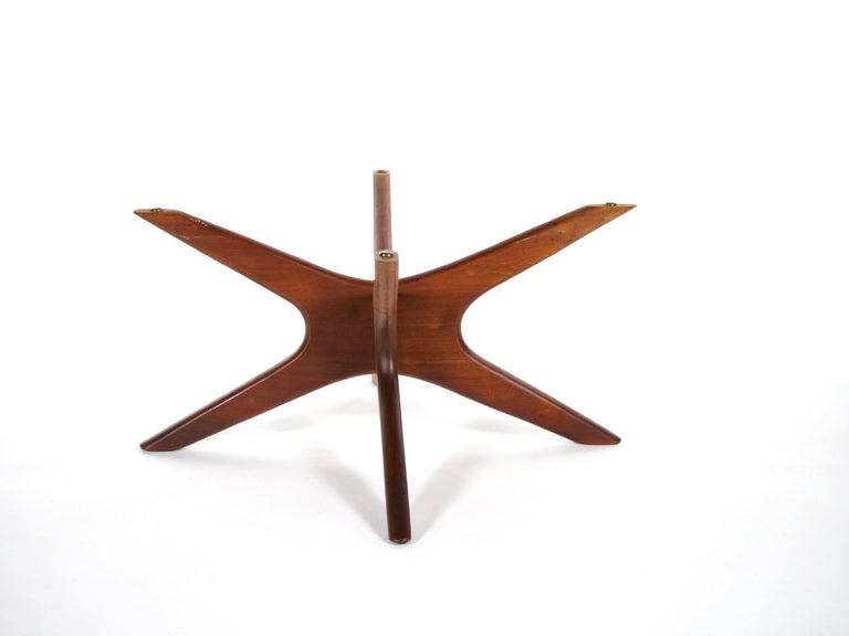 Adrian Pearsall Midcentury Walnut Jacks Coffee Table For Sale at 1stDibs