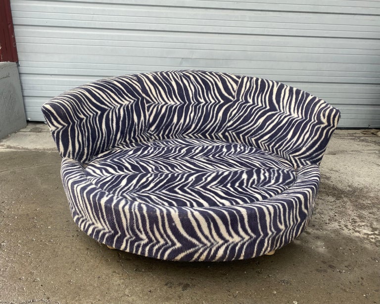 Adrian Pearsall, Milo Baughman Style Disc / Sphere Lounge Chair, 1970s ...