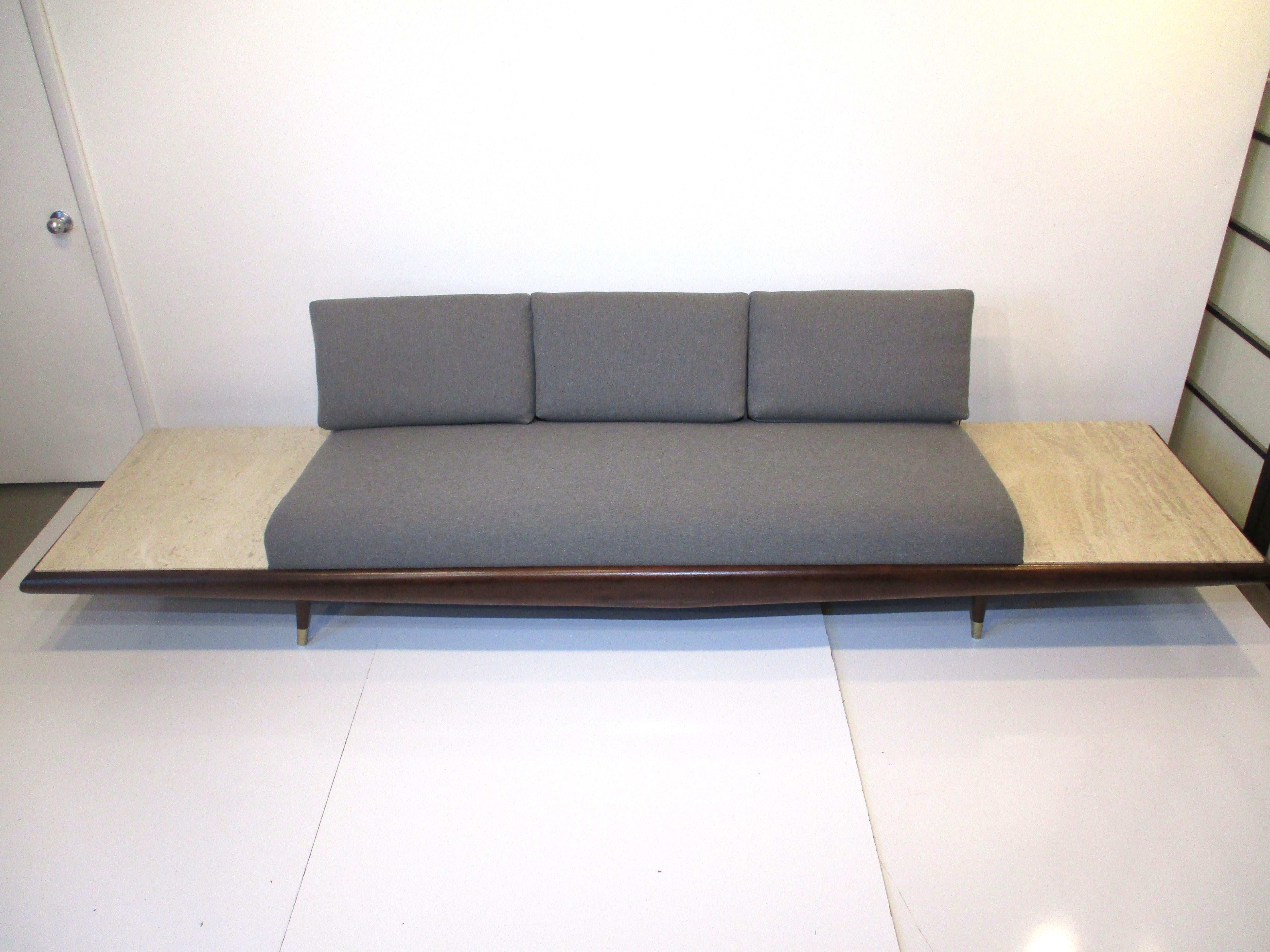 Adrian Pearsall Platform Mid Century Sofa for Craft Associates For Sale ...