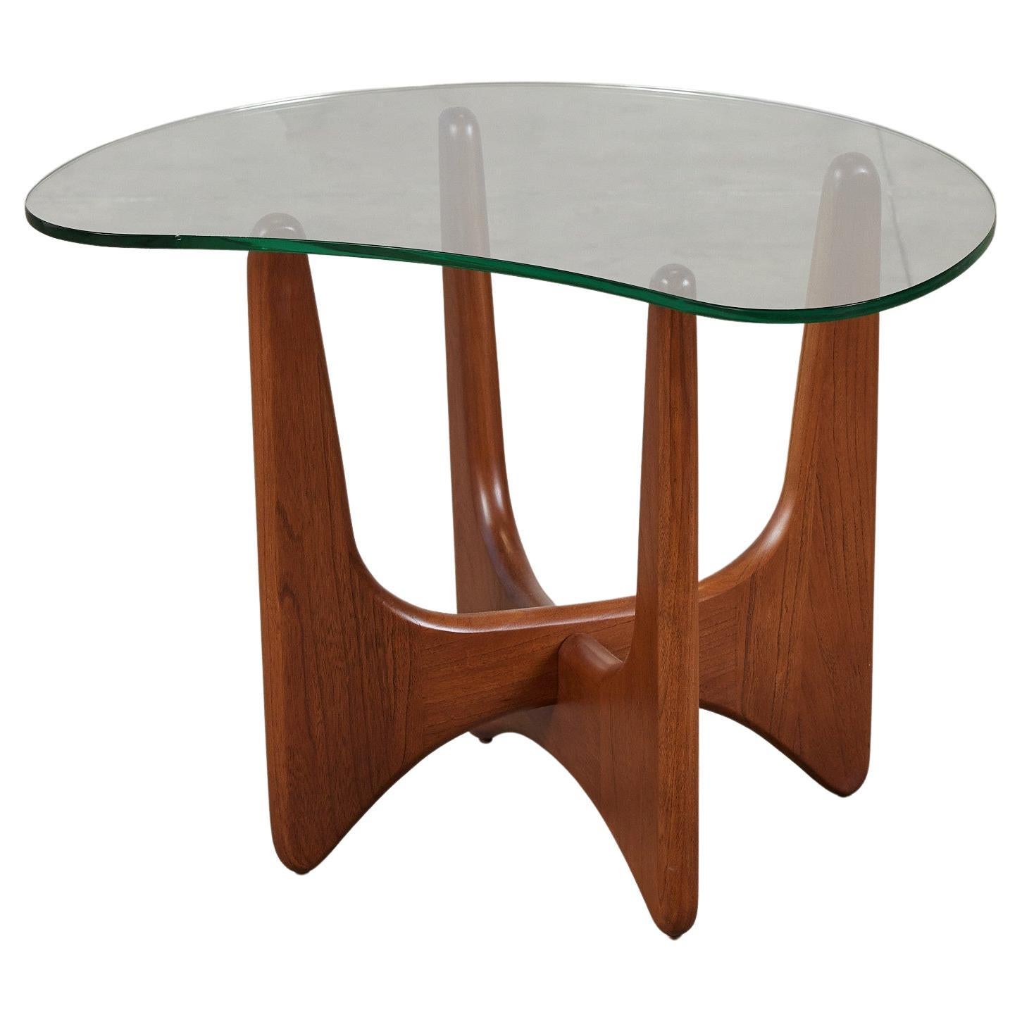 Pair of MidCentury Adrian Pearsall Cube Pedestal Tables in Walnut and ...