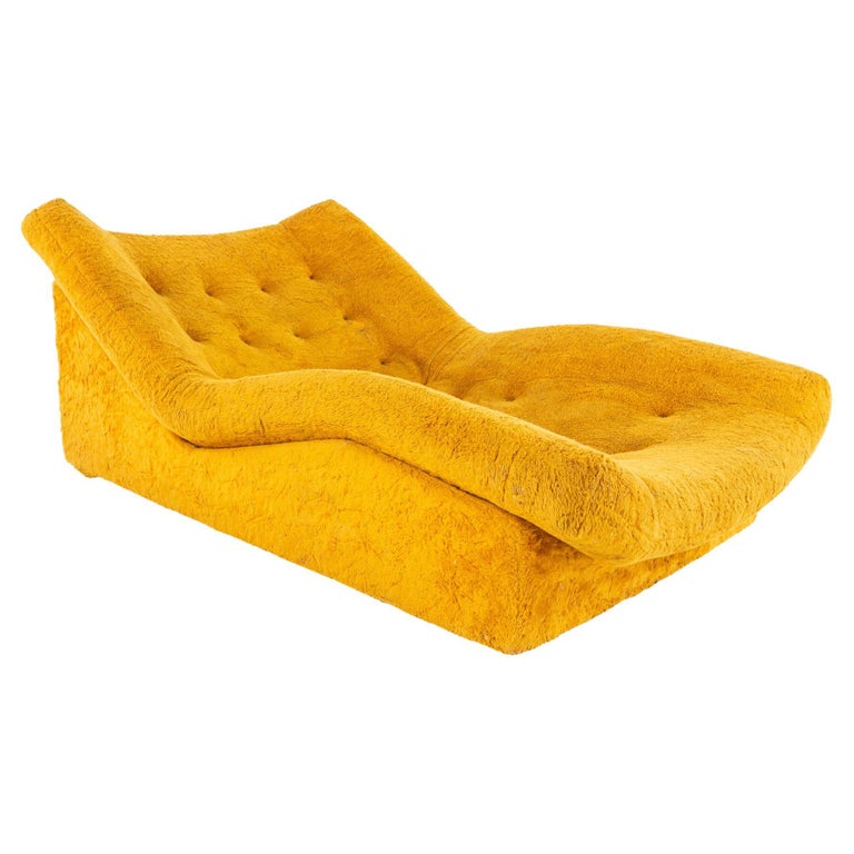 Adrian Pearsall Style Mid Century Cocoon Chaise Lounge Chair at 1stDibs