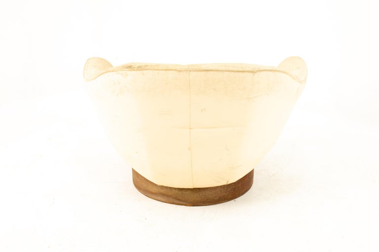 Adrian Pearsall Style Wieland Furniture Company Walnut Upholstered ...